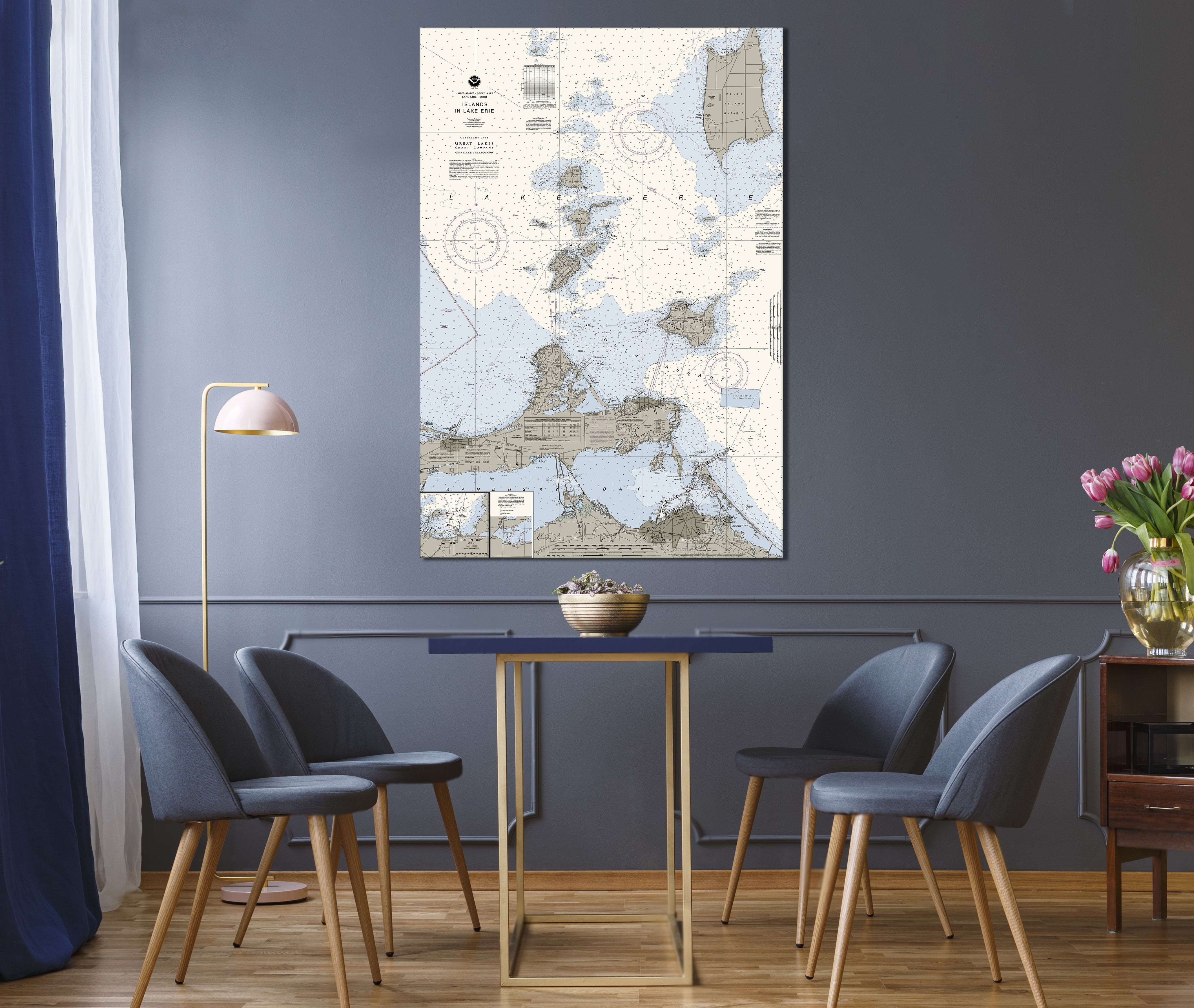 Islands In Lake Erie Nautical Chart The Nautical Chart Company