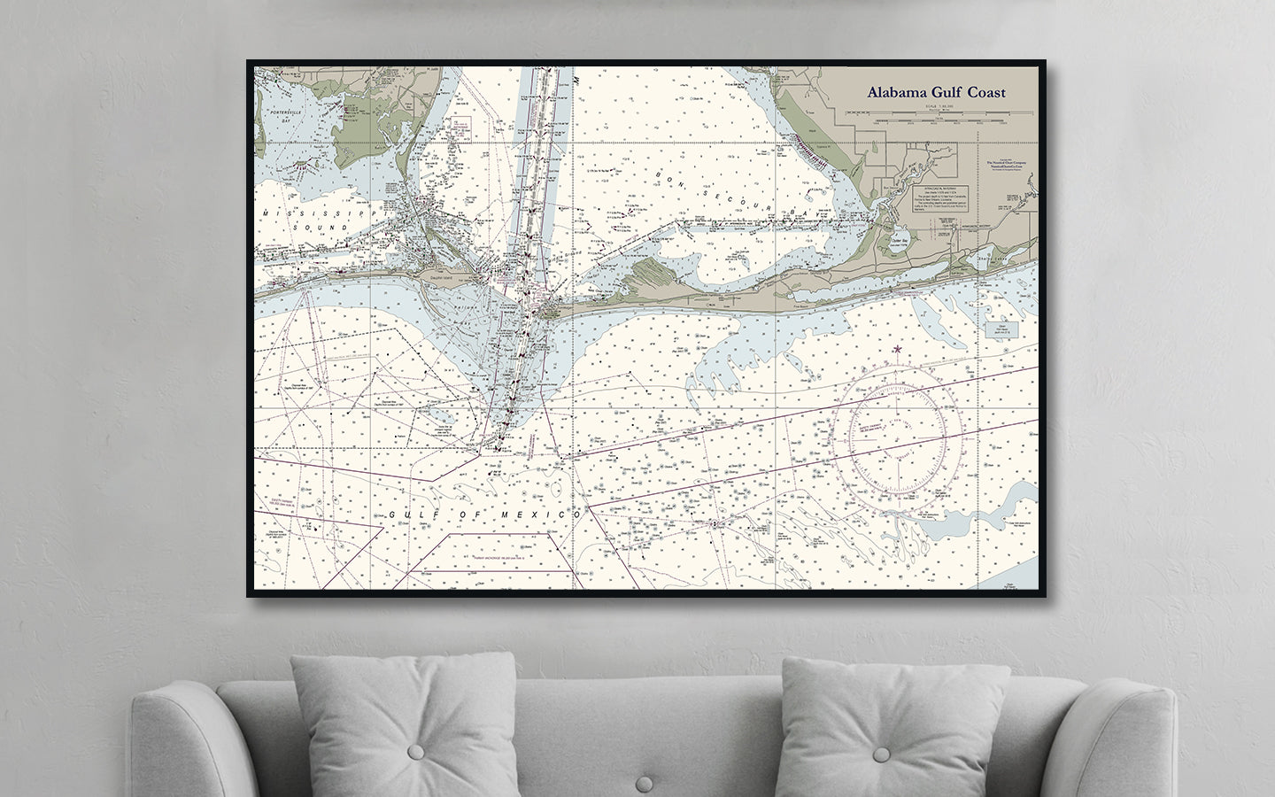 Alabama Gulf Coast Nautical Chart – The Nautical Chart Company
