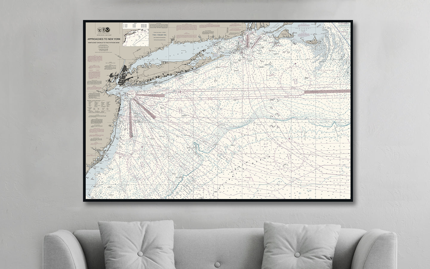 Approaches To New York - Nantucket Shoals To Five Fathom Banks Nautica ...