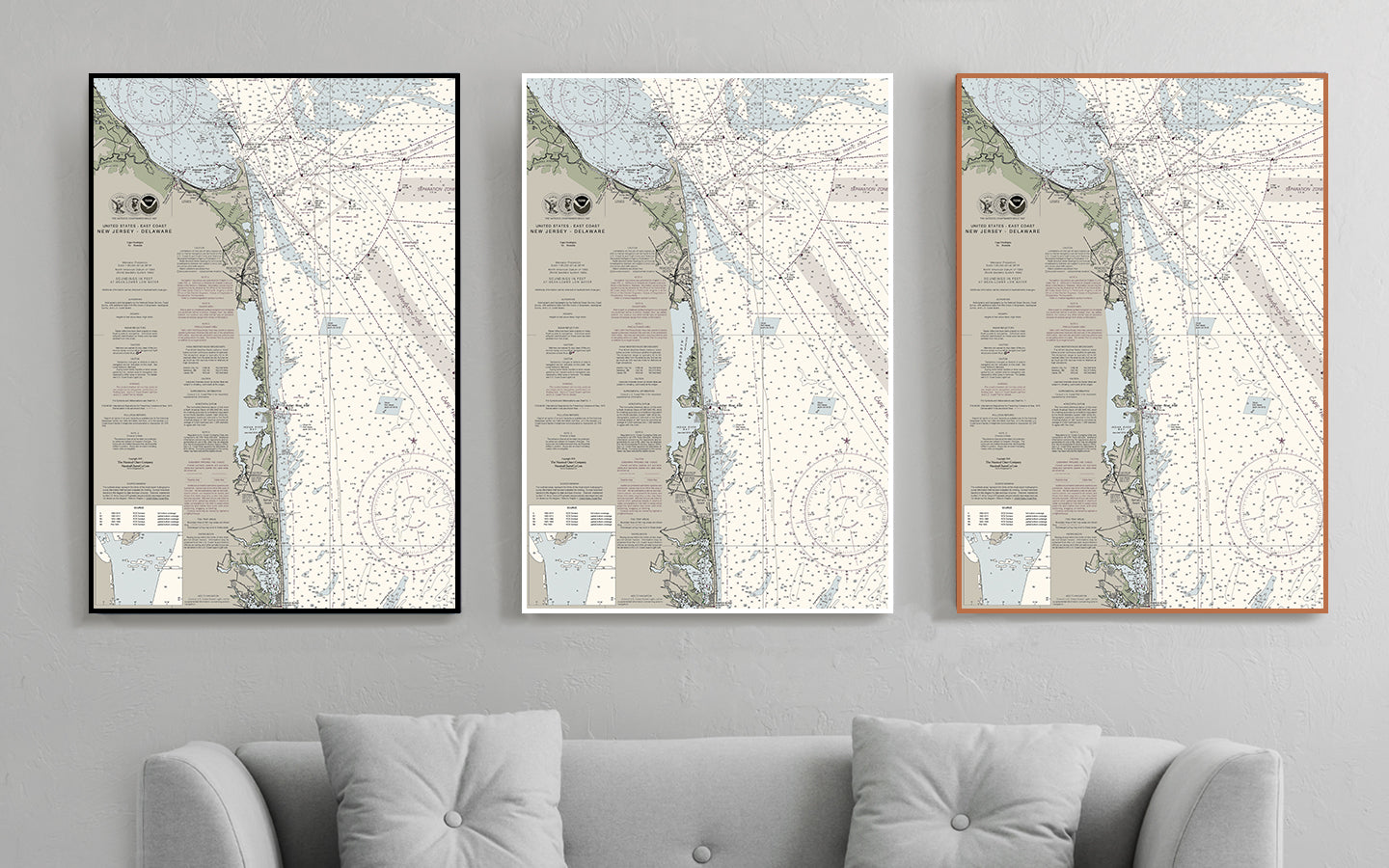 Cape Henlopen to Fenwick Island - Delaware - Nautical Chart – The ...