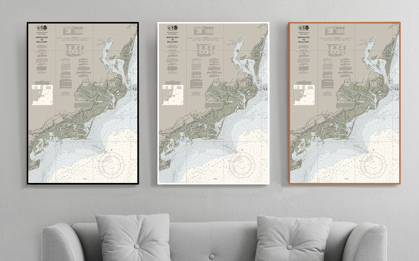 Winyah Bay to Bulls Bay Nautical Chart – The Nautical Chart Company