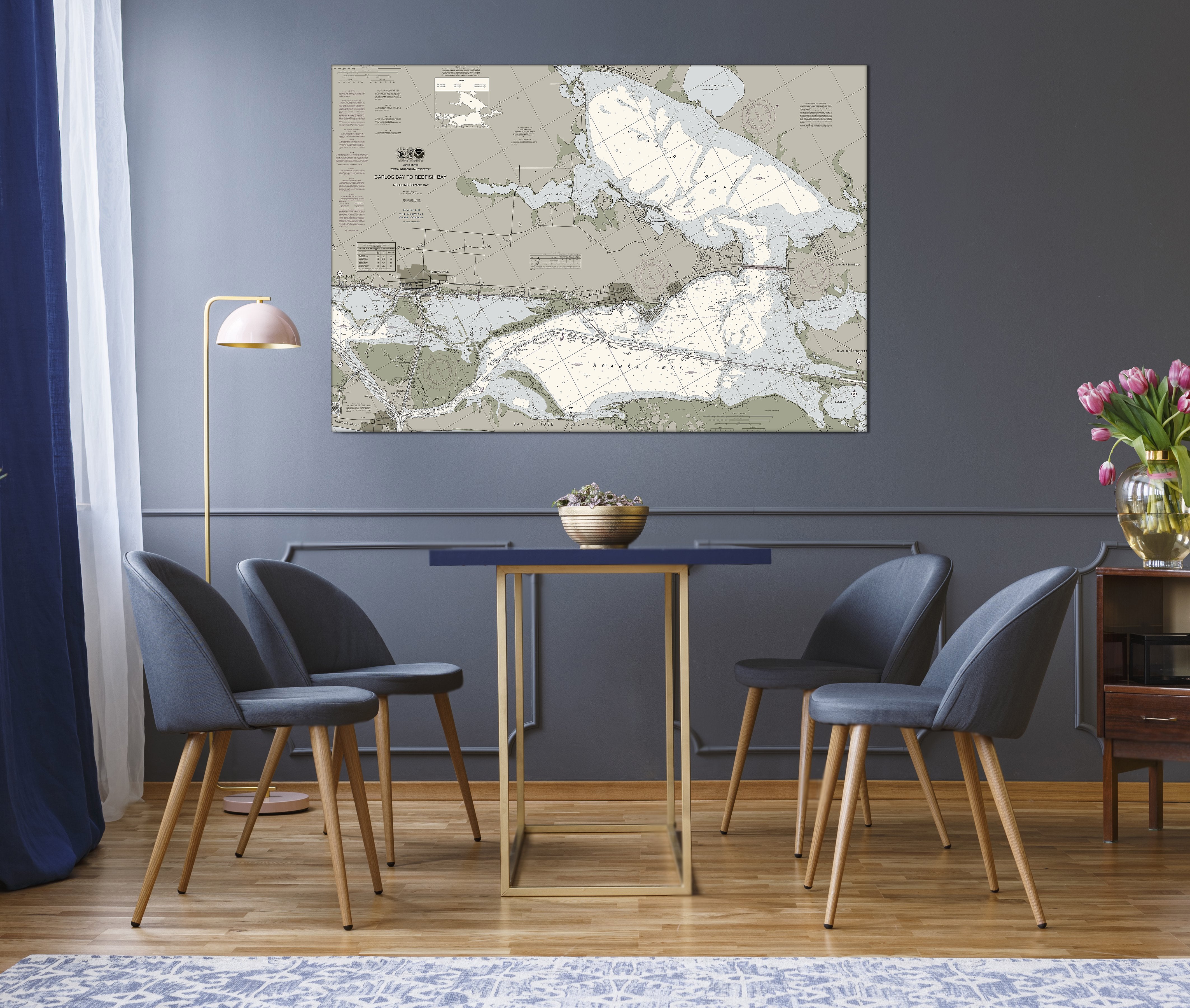 Carlos Bay To Redfish Bay Nautical Chart – The Nautical Chart Company