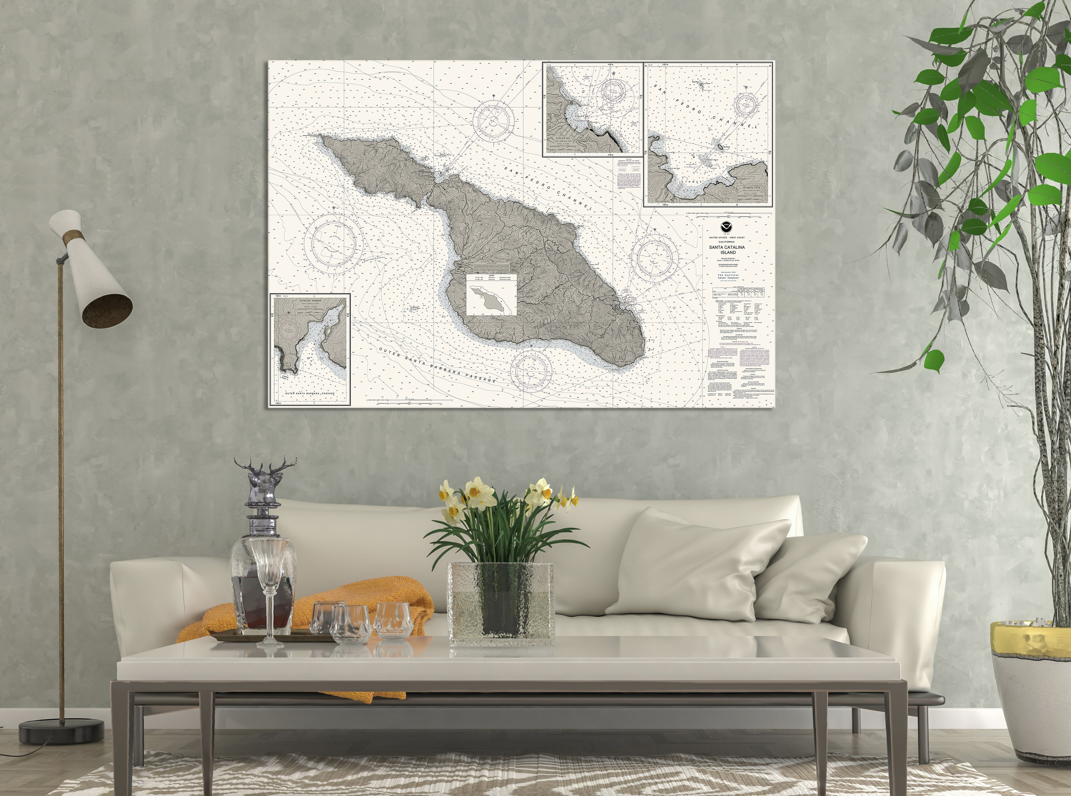 Santa Catalina, CA Nautical Chart – The Nautical Chart Company