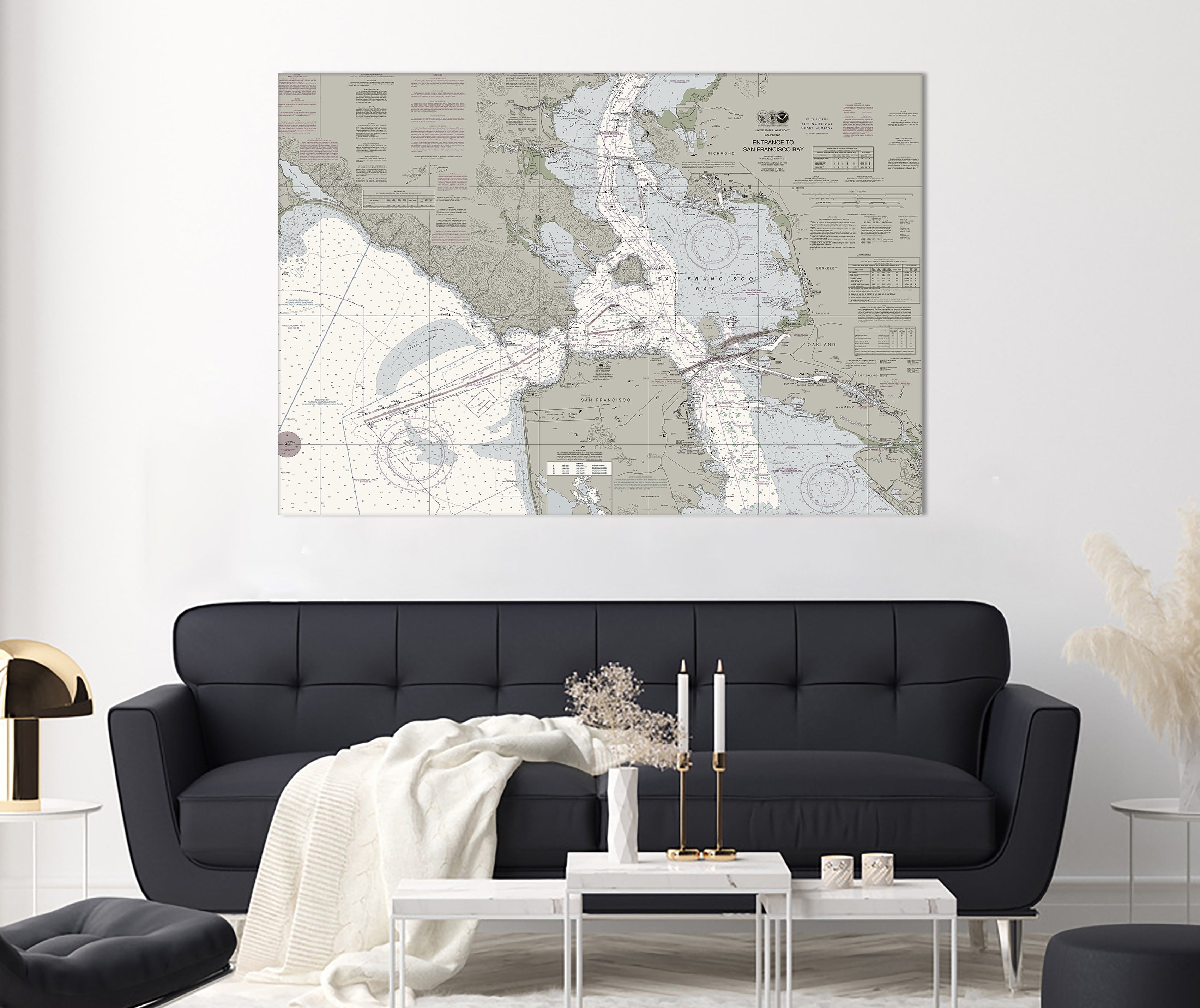 Entrance To San Francisco Bay Nautical Chart – The Nautical Chart Company